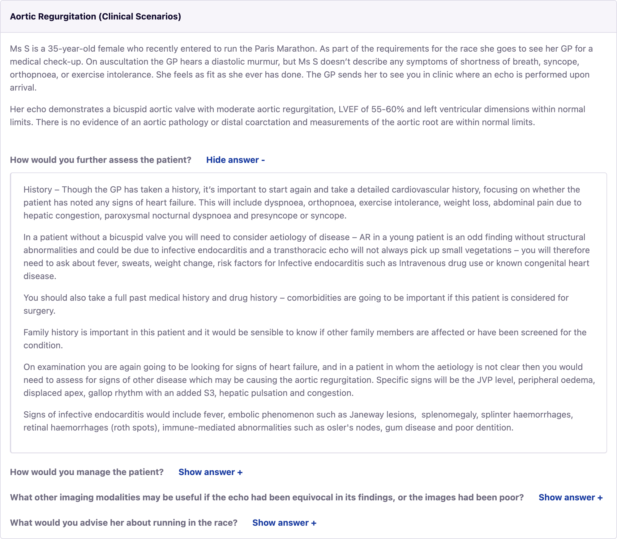 Cardiology ST4 Interview Question Bank | Medibuddy