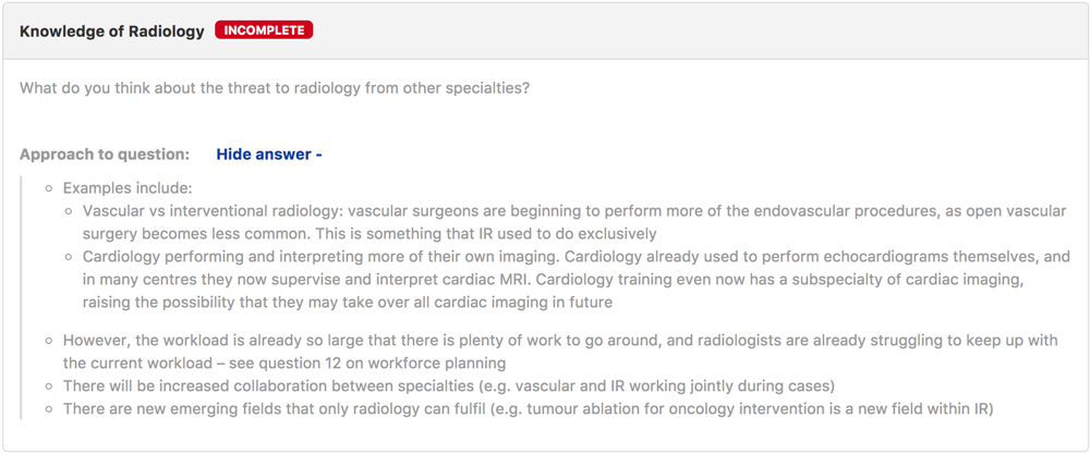 Radiology ST1 Interview Question Bank | Medibuddy
